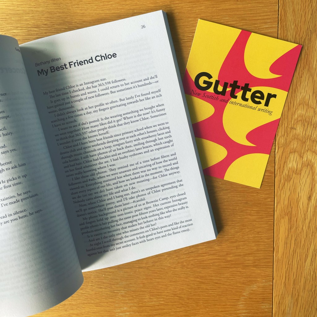 My Best Friend Chloe: published in Gutter magazine | Bethany Wren